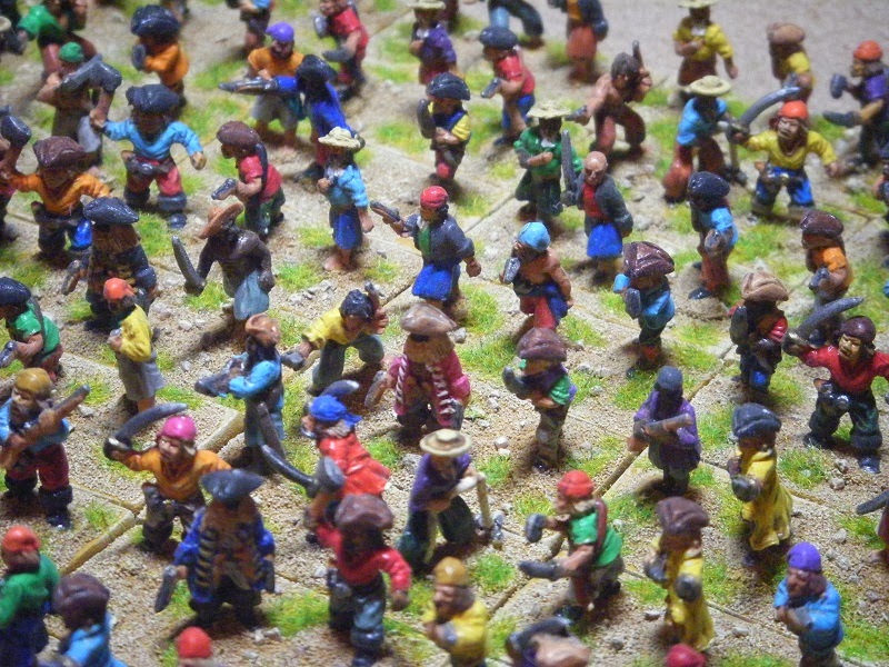 Wargaming Girl: Challenge Day 69 (Fnarr fnarr!) - 15mm Pirates, Errrmm ...