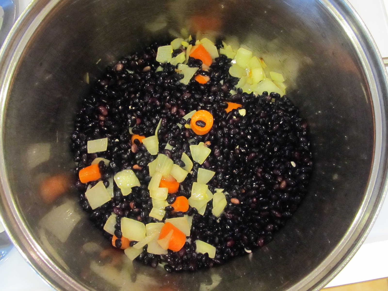 Kim's Cooking and Gardening: Black Bean Soup with Toasted Cumin Crema ...