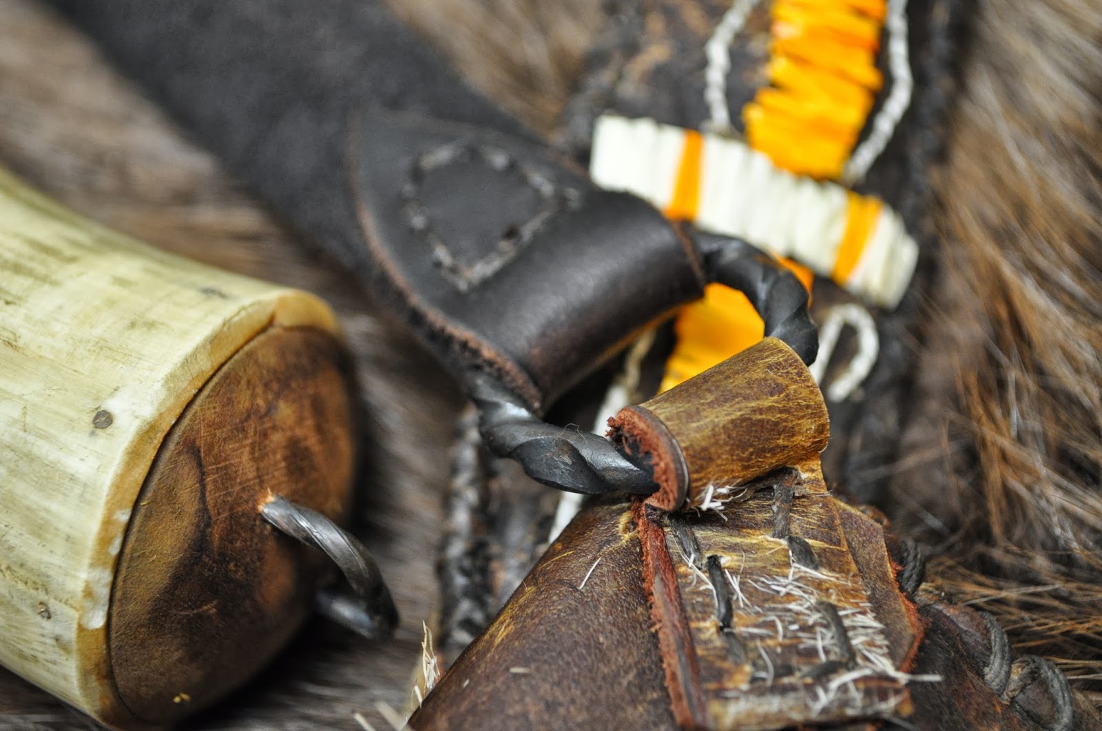 Skab Leatherworks: Tomahawk Baldric Rig