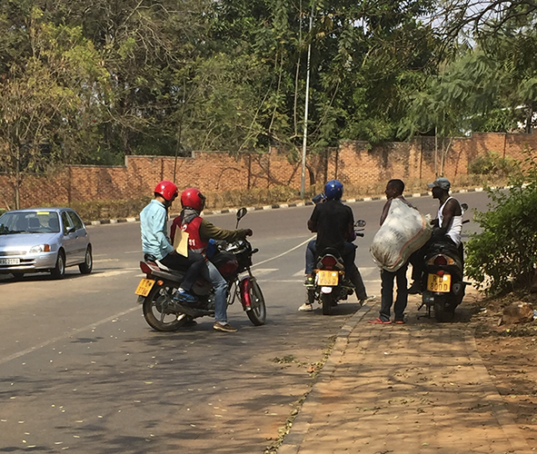 Journey around the world, Kigali - Rwanda: Taxi in Rwanda