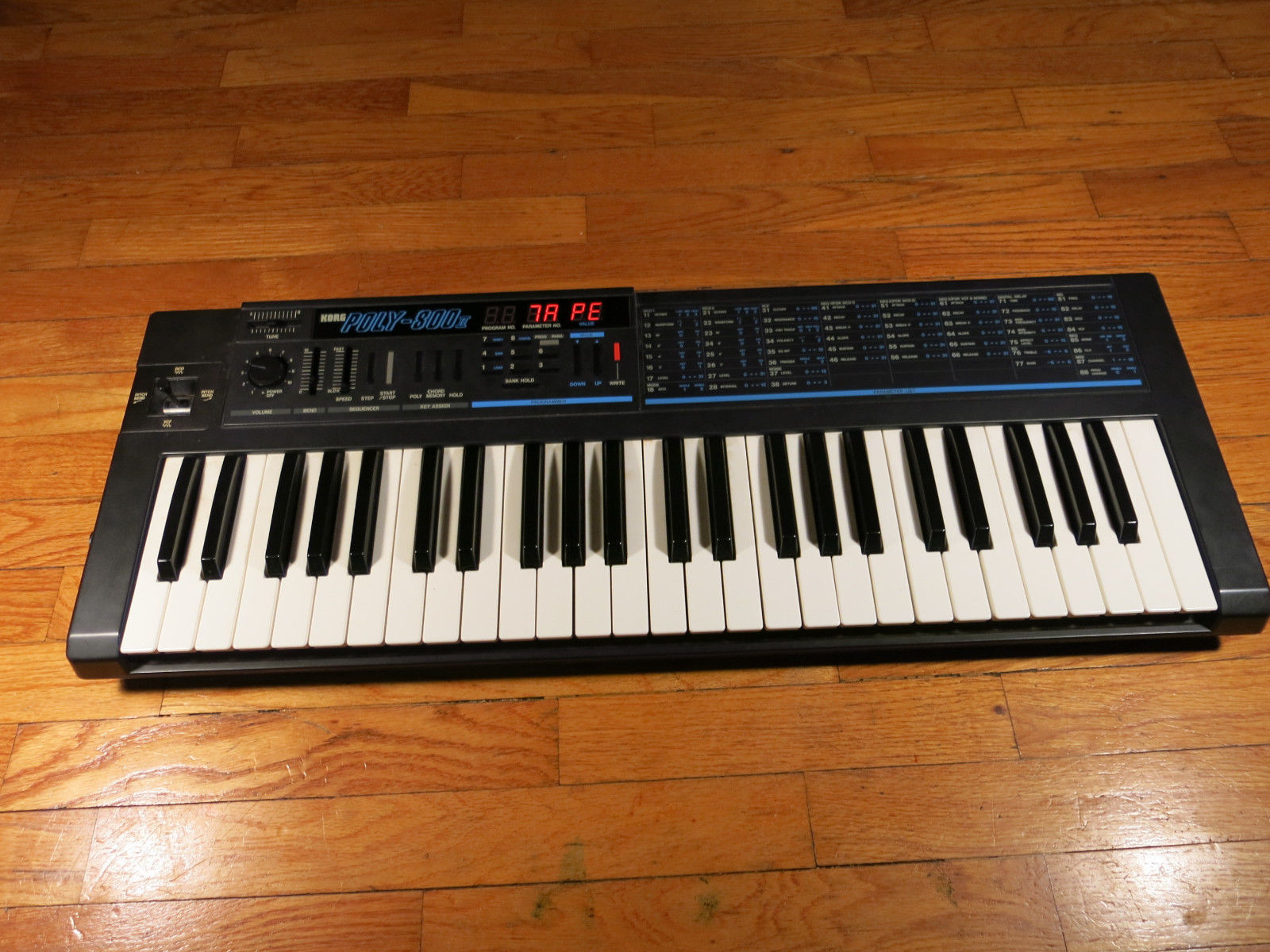 MATRIXSYNTH: Korg Poly 800 II Analog Synthesizer w/ Extras