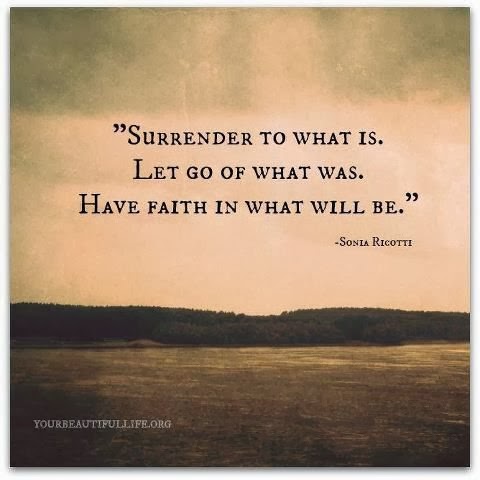 Surrender to what is. Let go of what was. Have Faith in what will be - Sonia Ricotti ~ God is Heart
