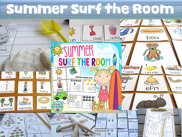 Summer Surf the Room - Primary Fun and Games