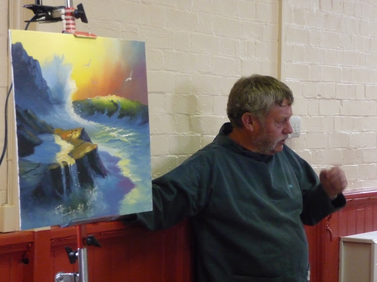 Writtle Art Group - Art in Writtle: Roy Lang Seascape Demonstration at ...