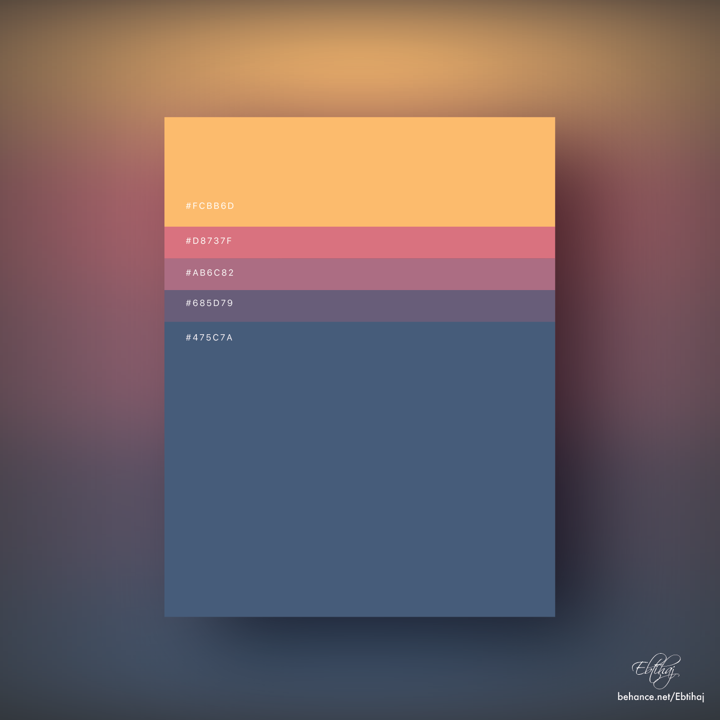 8 Beautiful Flat Color Palettes For Your Design | Layth Jawad