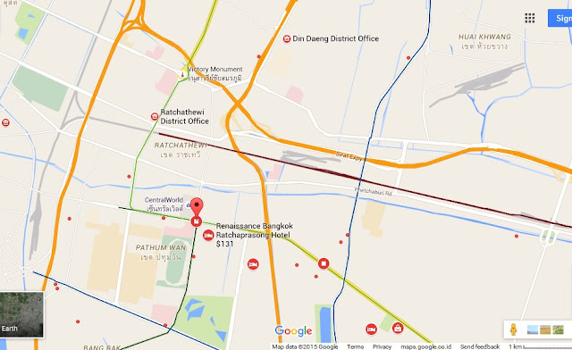 Ratchaprasong District Bangkok Map - Tourist Attractions in Bangkok ...