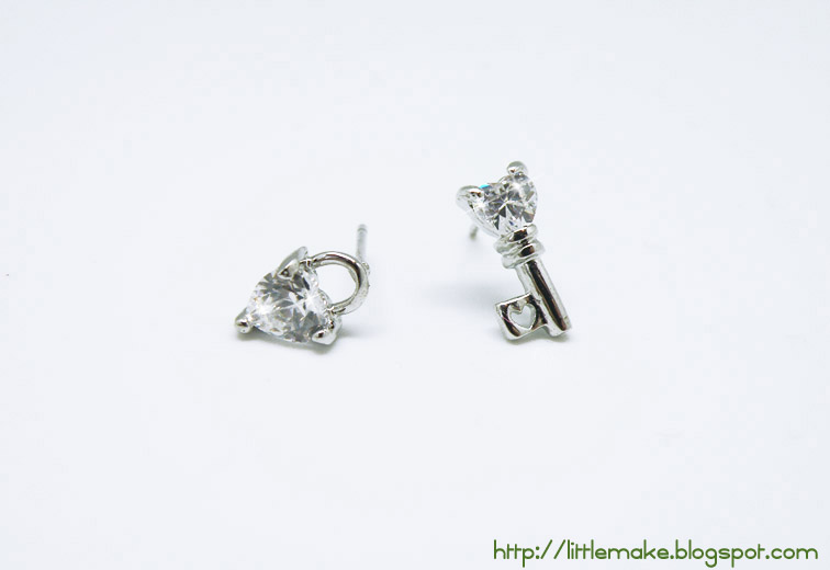 Key and Lock Diamond Earrings | Little Maketto