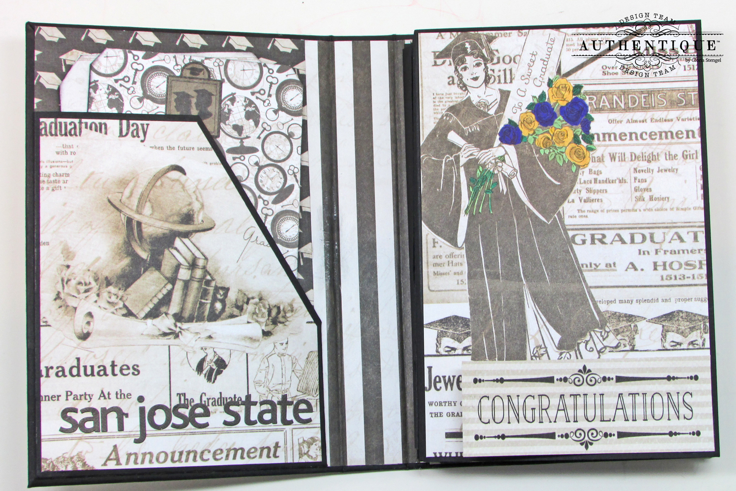 Scraps of Life: Graduation Mini Album with Authentique Accolade