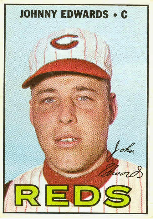 1967 Topps Baseball: Johnny Edwards (#202)