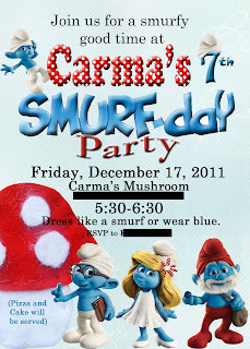 Season Everything with Love: Smurfday Party