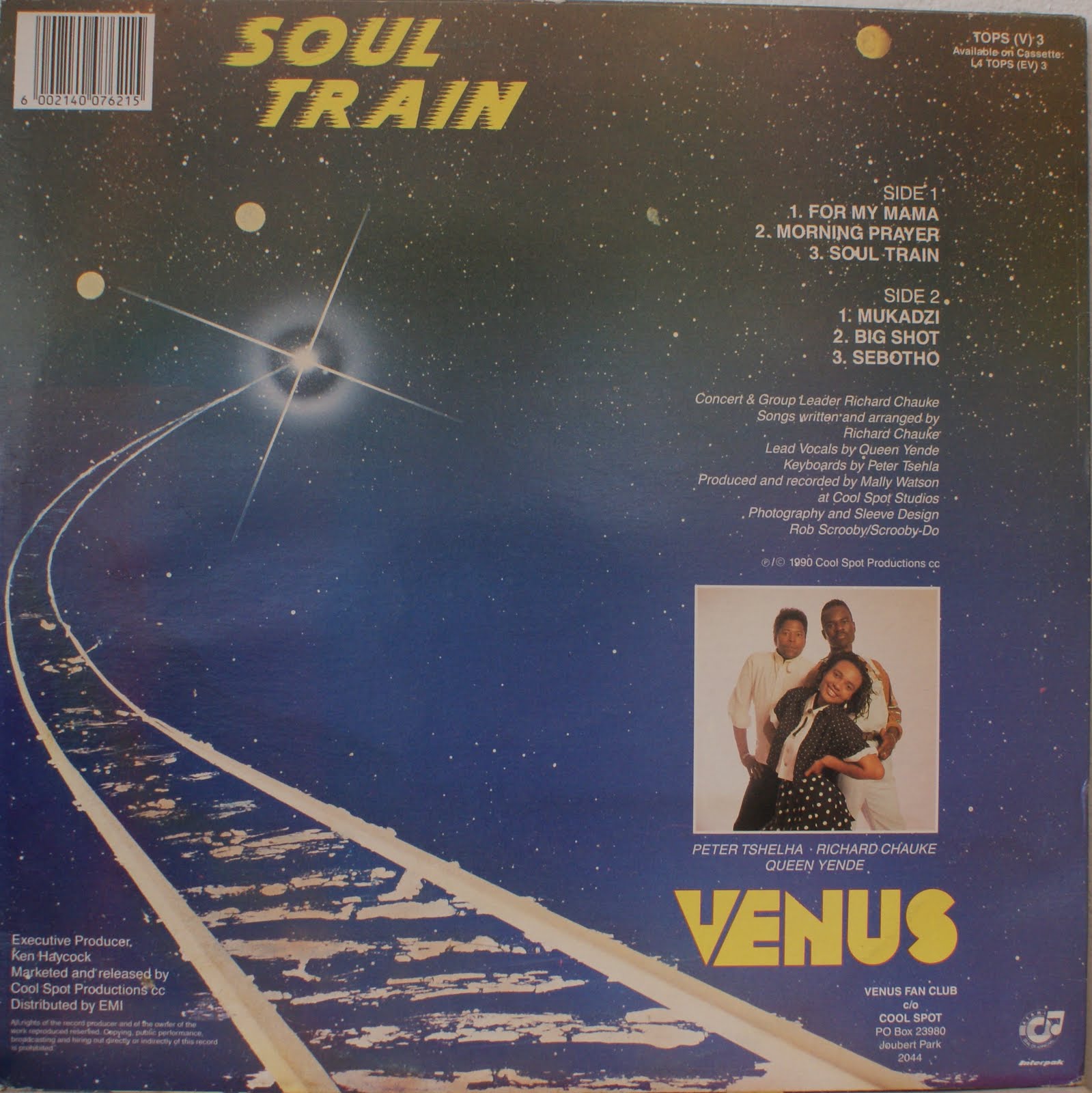 Afro-Synth: VENUS - Soul Train (1990)