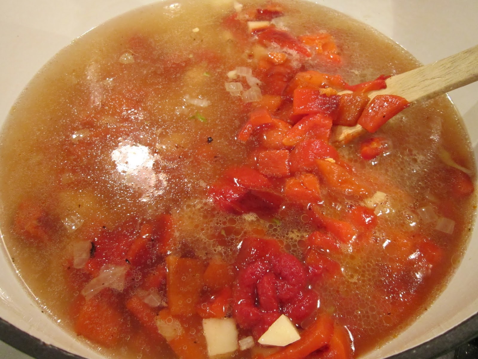 The Italian Next Door: Yummy Red Pepper Soup