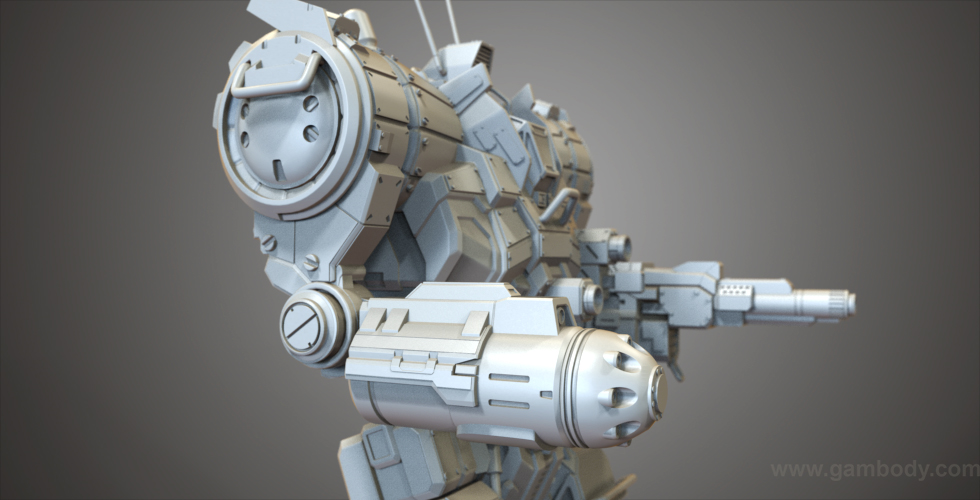 MWO Zeus Mech 3D Model | Assembly | Nixon's 3D Models