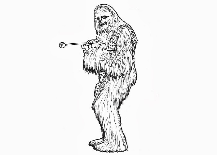 Chewbacca coloring pages | Free Coloring Pages and Coloring Books for Kids