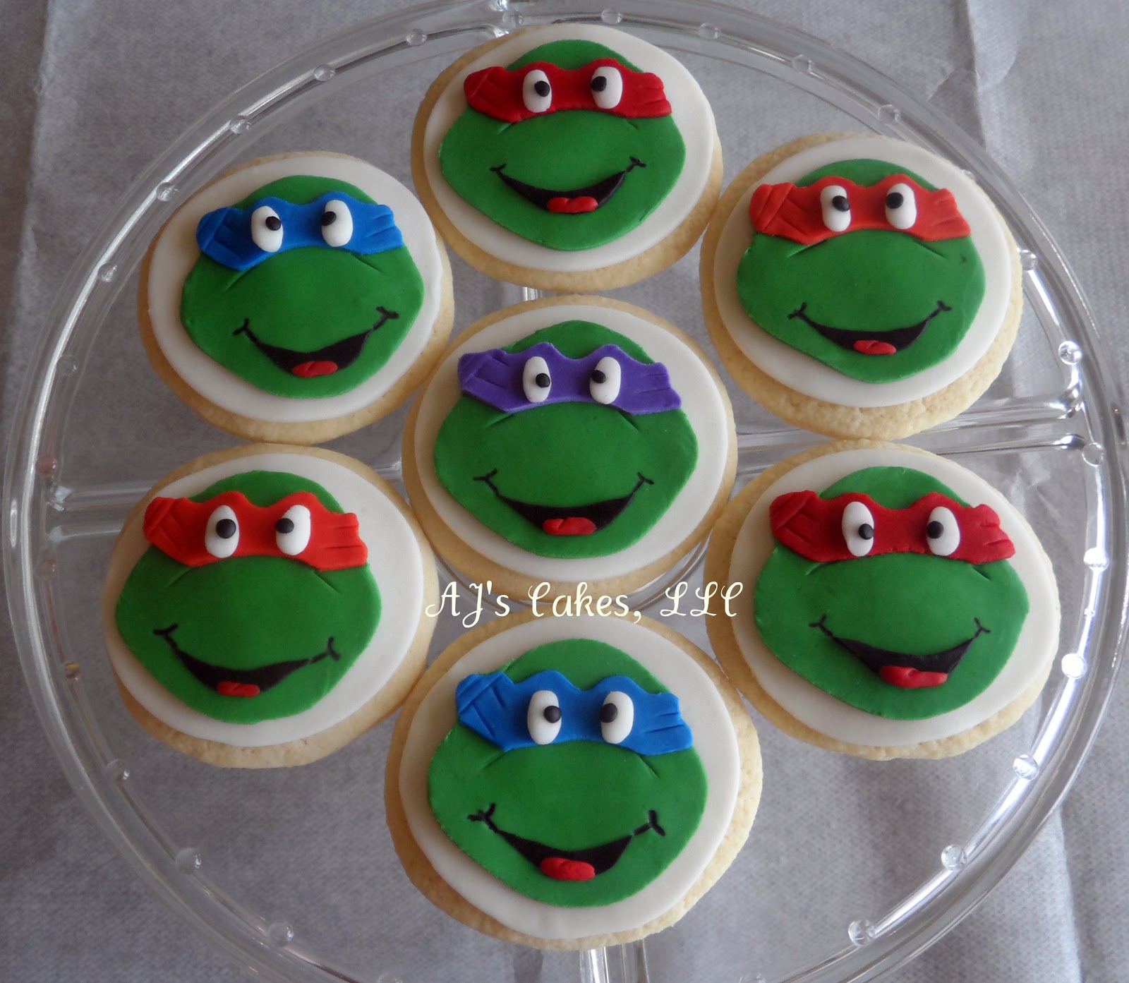 AJ's Cakes: Teenage Mutant Ninja Turtle Cookies