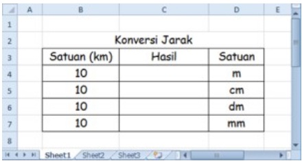Cara Menggunakan Fungsi CONVERT Pada Excel | Belajar Komputer