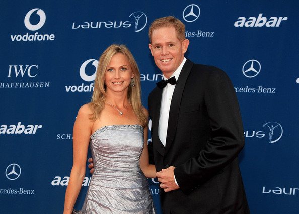 Shaun Pollock and his wife Patricia Lauderdale | CelebritiesCouples
