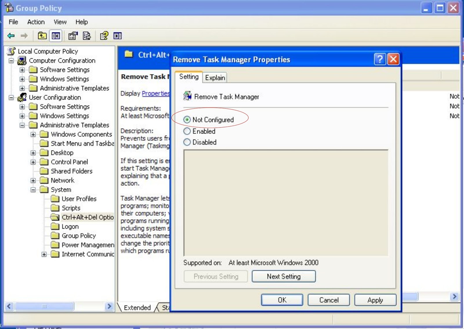 IT Tutorial In Urdu: Enable Task Manager On Windows Xp