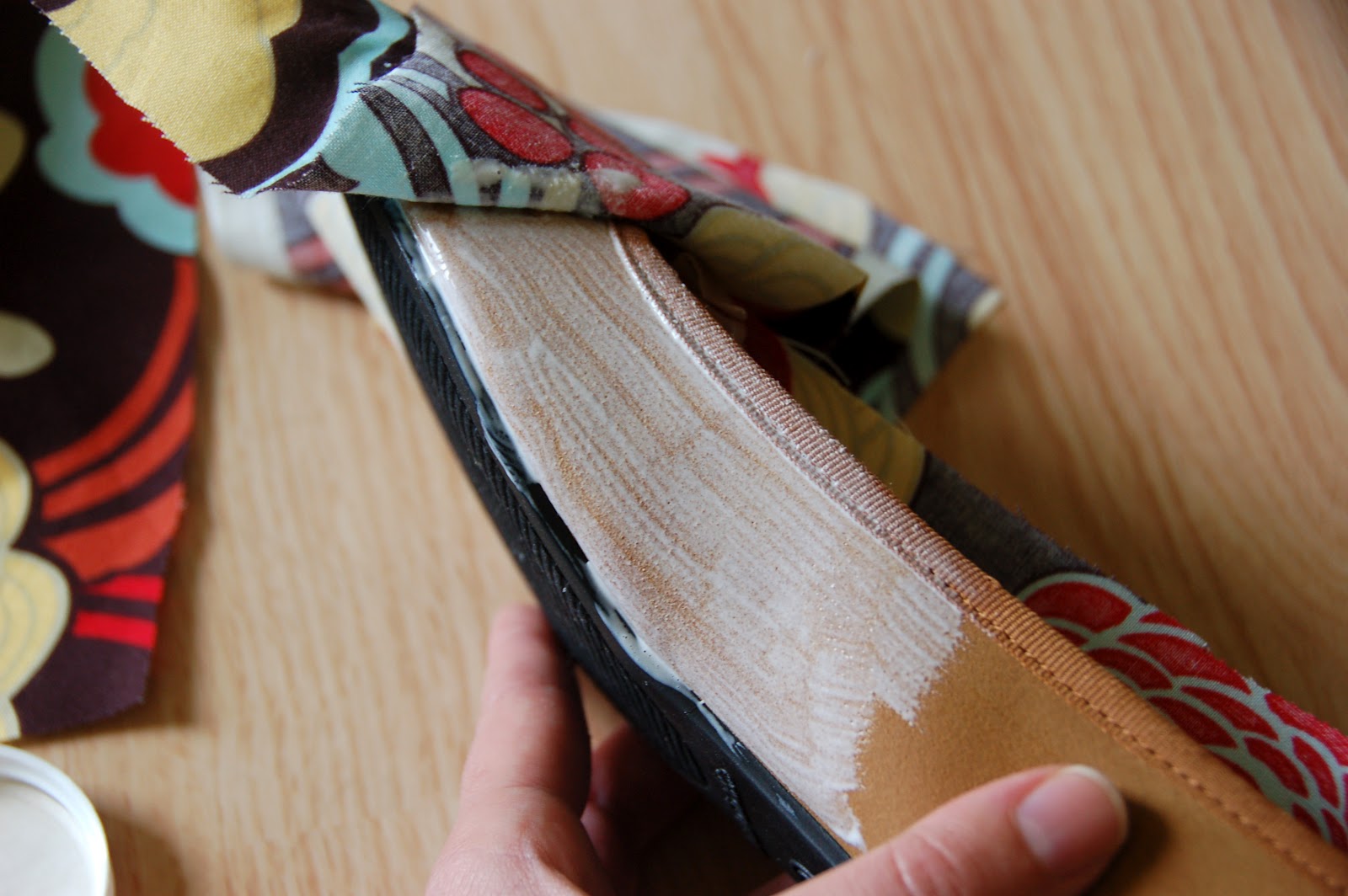 The Almost Perfectionist: Fabric Covered Shoes