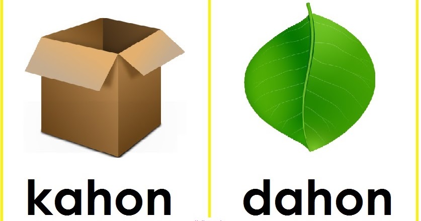 My Homeworks: MAGKASINGTUNOG NA SALITA KAHON - DAHON