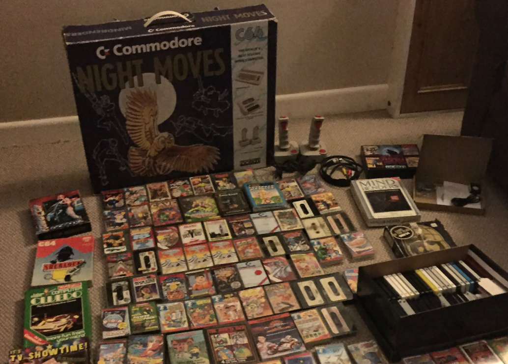Retro Treasures: Commodore 64 Night Moves & loads of games