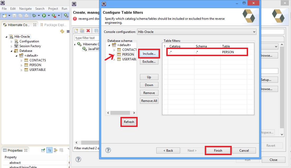 How To Generate Hbmhibernate Mapping Files And Pojo Model Classes In Eclipse Java Frameworks