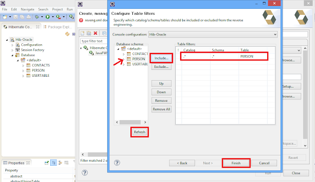 How To Generate Hbmhibernate Mapping Files And Pojo Model Classes In Eclipse Java Frameworks