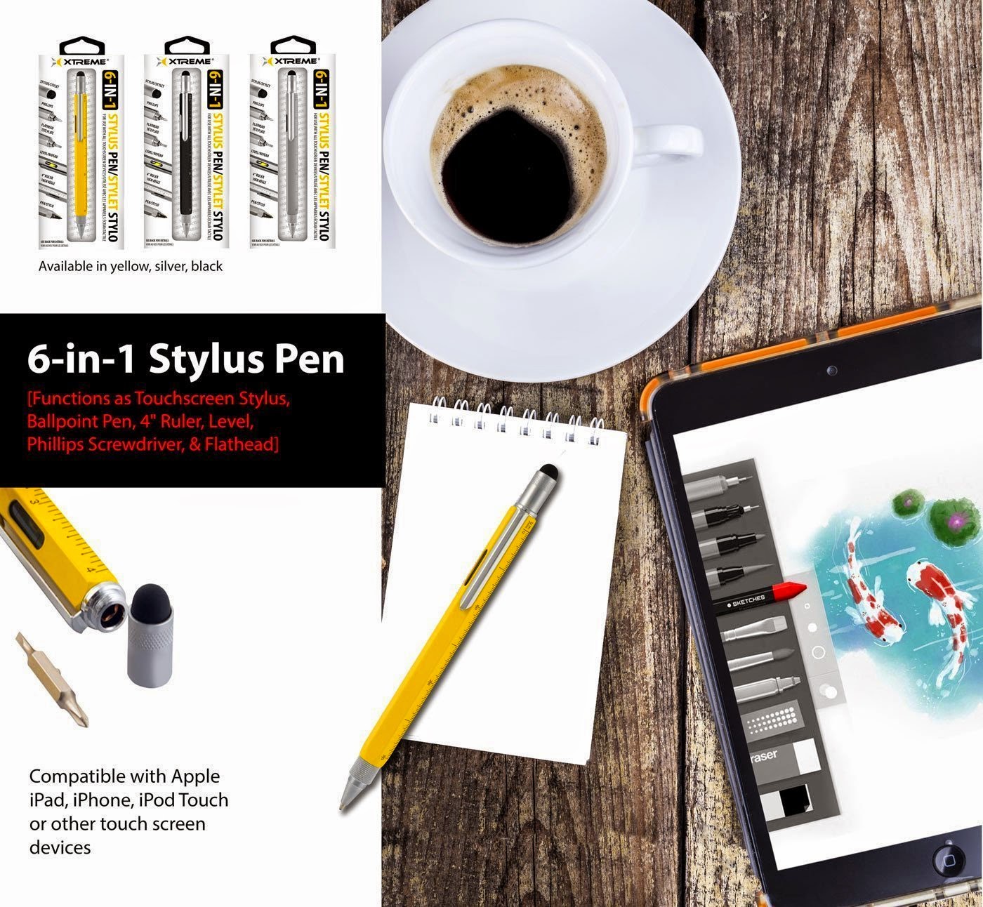 Oma Loves U!: 6-IN-1 Stylus Pen for use with All Touchscreen Dev #StylusPen