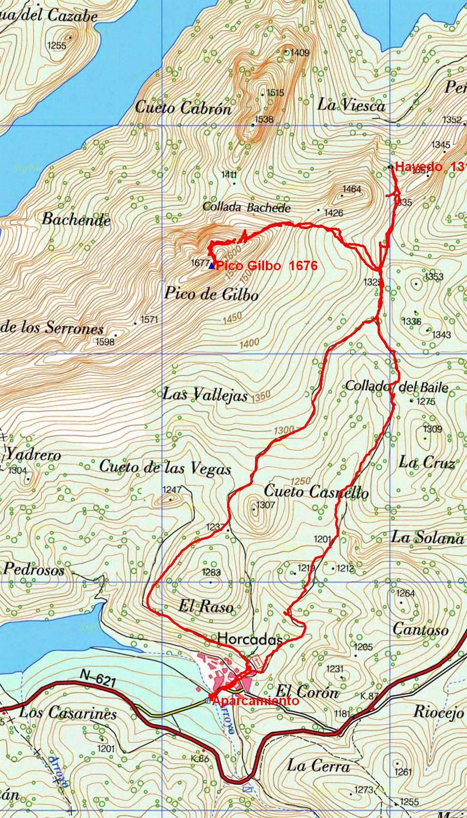 Ojolince y Sra.: De Horcadas al Pico Gilbo