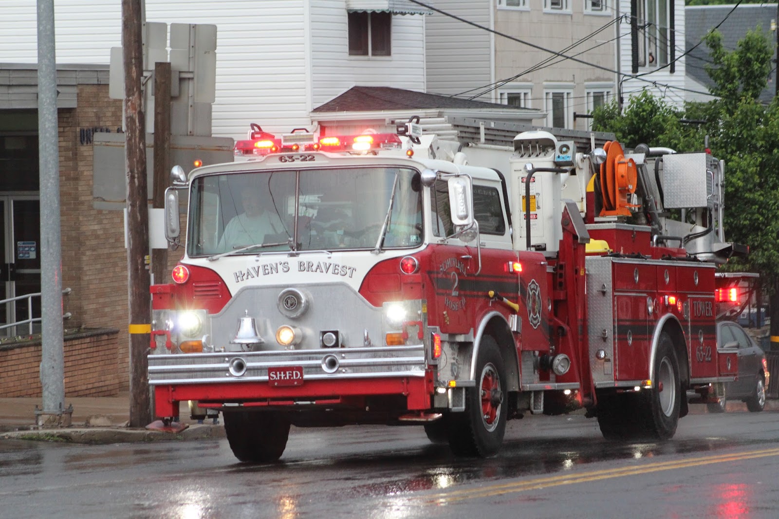Friendship Fire Company Kicks Off Block Party with Fire Truck Parade