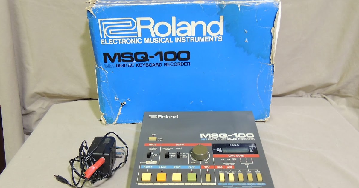 MATRIXSYNTH: Roland MSQ100 MIDI Digital Keyboard Recorder, Sequencer w ...