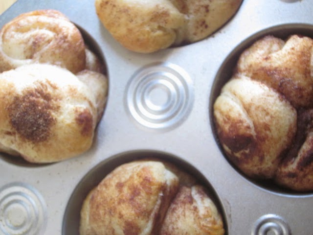 The finished product has lots of cinnamon and a hint of brown sugar ...