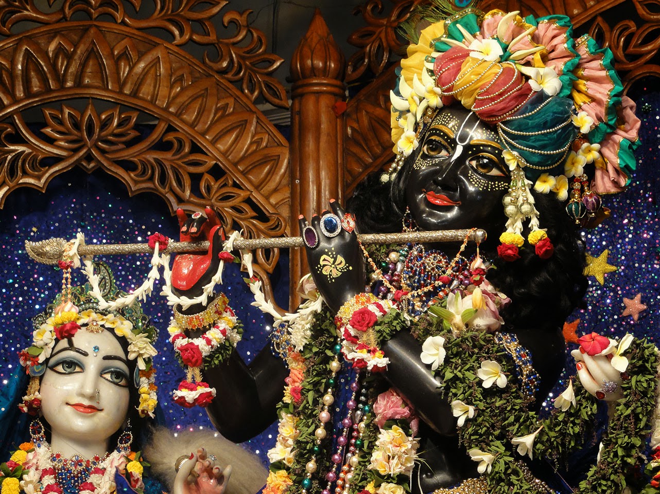 Sridham Mayapur Darshan of Sri Radha Madhava : Krishna