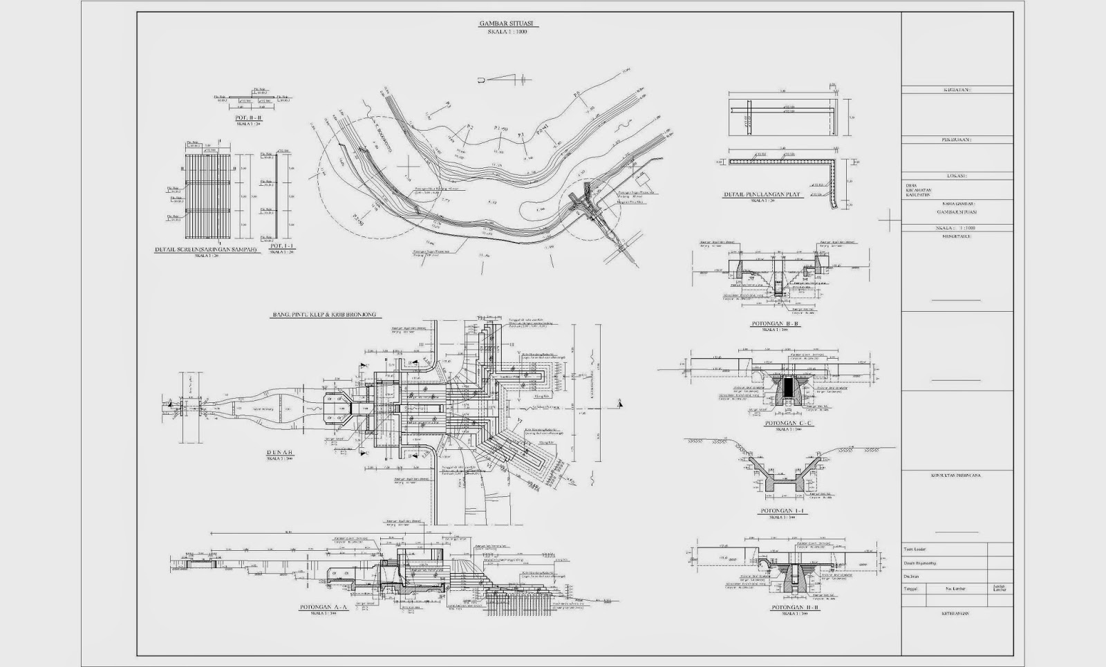 RANCANG GRIYA: Contoh Gambar Desain Bangunan Air