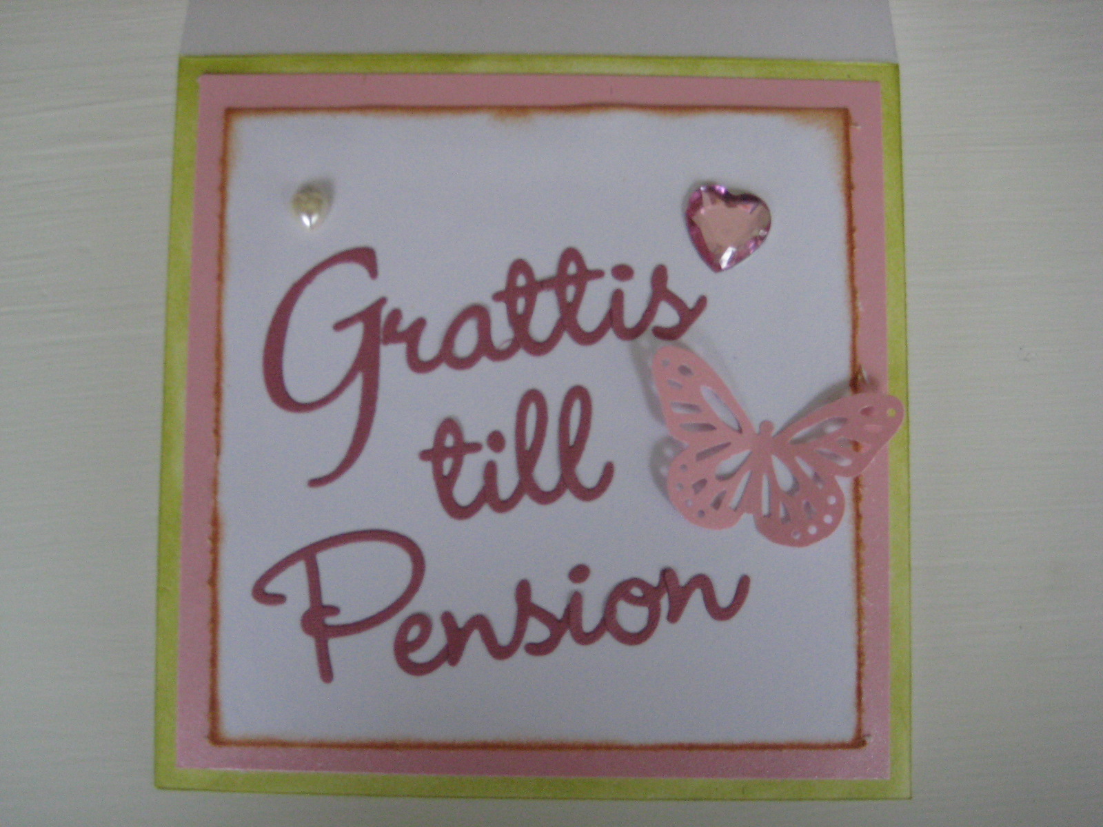 Pysselsandra: Grattis till pension mamma!