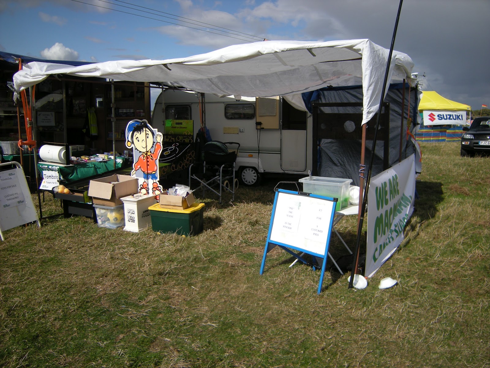 Gunge tank hire & charity stall