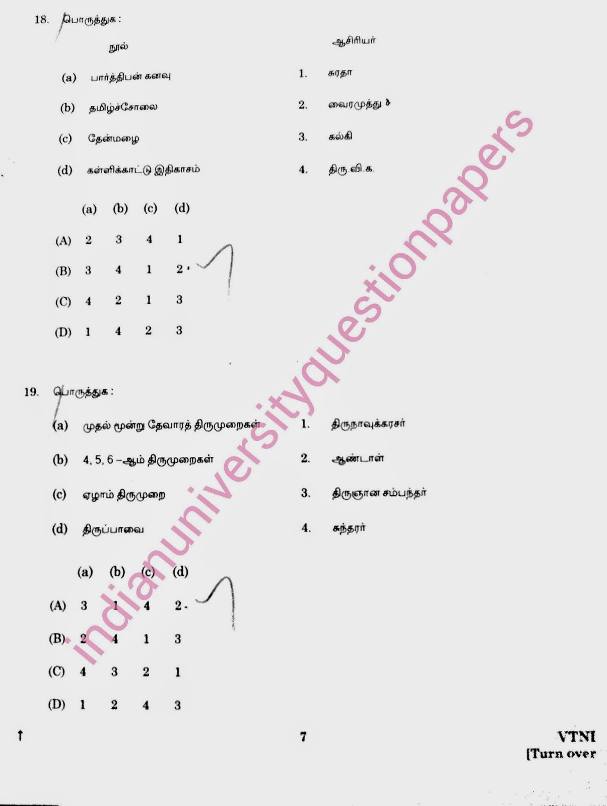 TNPSC Group II 2012 Old Question Paper with Answers - University ...