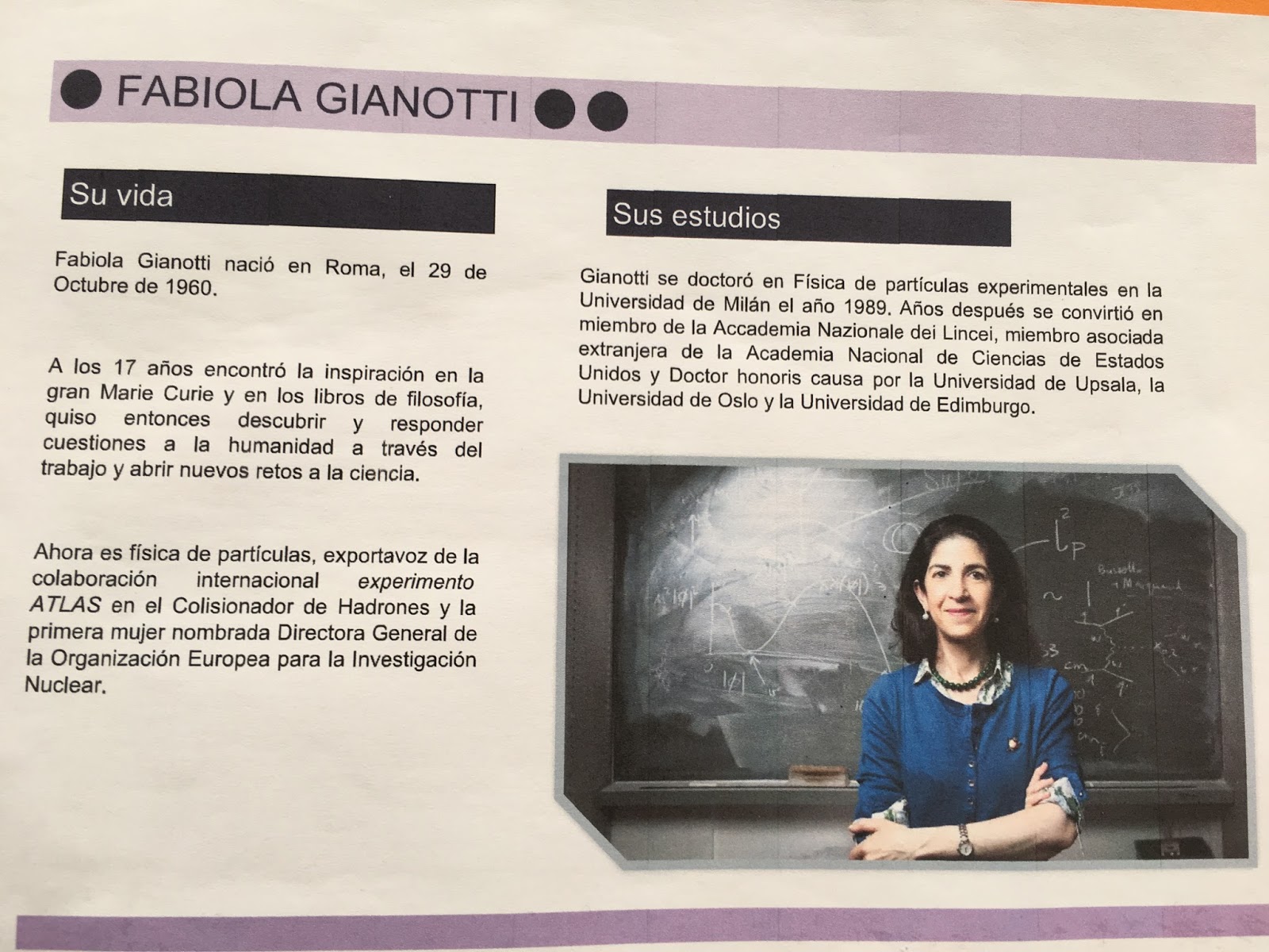 Actividades IES Mariano Baquero Goyanes: LAS MUJERES EN LA CIENCIA