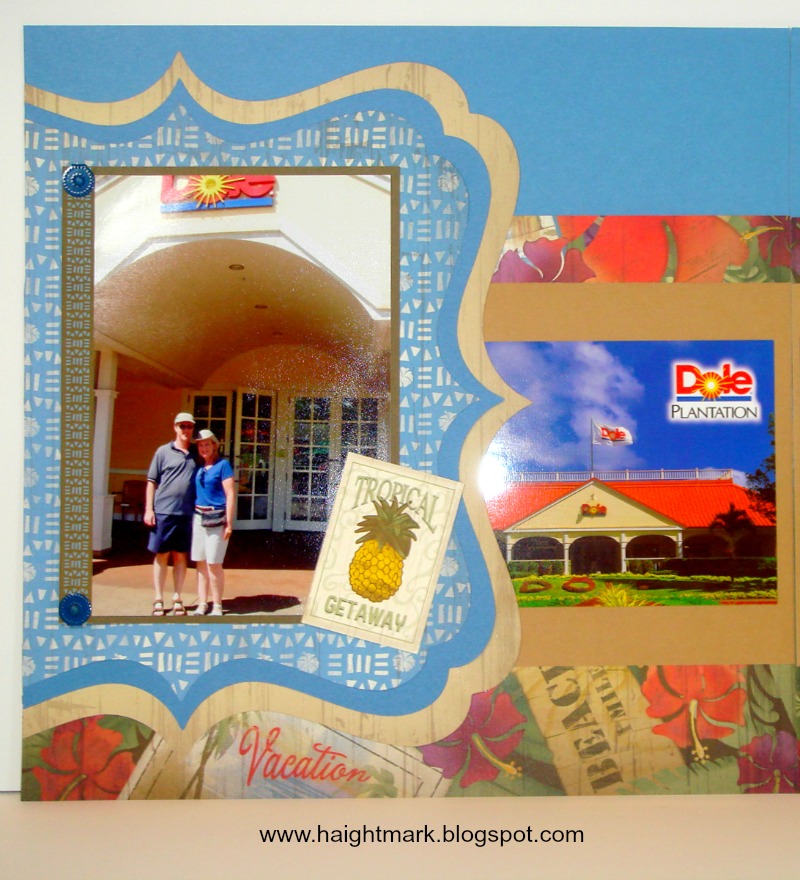 HaightMark Scrapbooking!: Dole Plantation layout