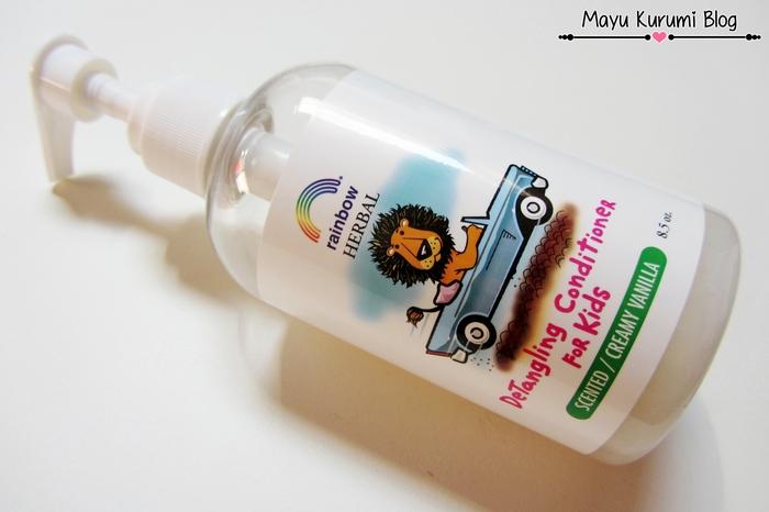 Rainbow Herbal Detangling Conditioner for Kids - Mayu Kurumi Blog