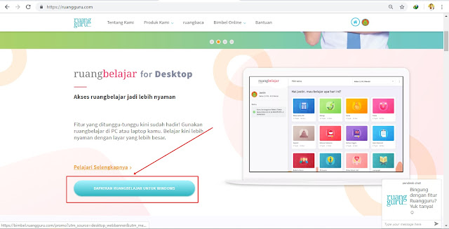 Cara Belajar di Ruang Guru Melalui Komputer Laptop PC - BERBAGI ILMU