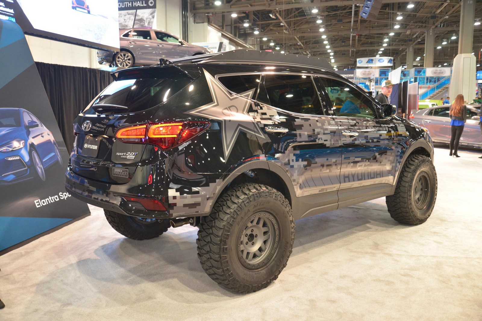 Rockstar Energy Hyundai Santa Fe Sport Looks Like A Battle Car | Carscoops