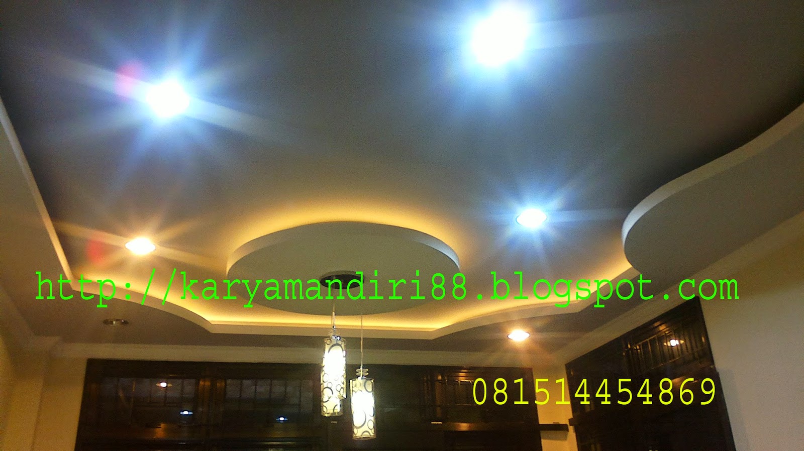 KARYA MANDIRI: Contoh Gambar Desain Plafon Gypsum
