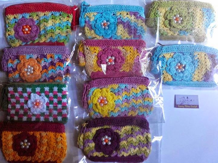 Grosir Asesoris Rajutan : Dompet Rajut Unik