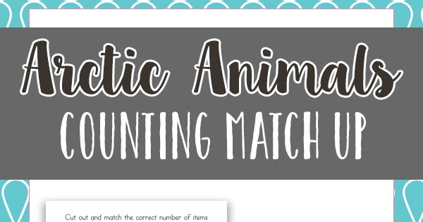 Arctic Animals Counting & Number Matching | Totschooling - Toddler ...