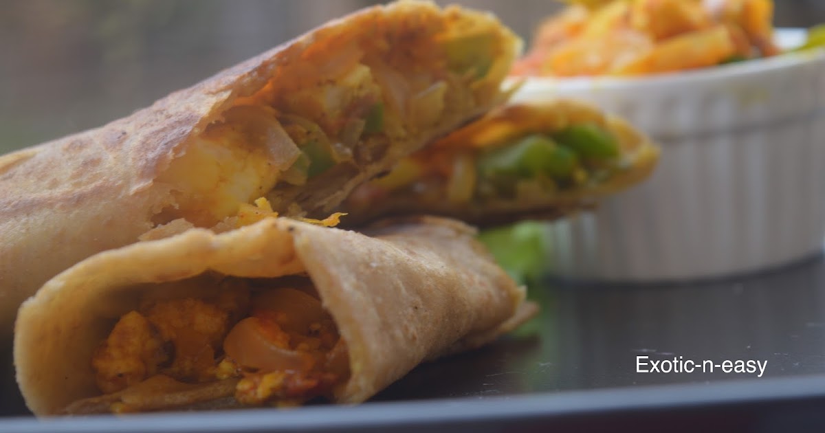 exotic-n-easy cooking: Cheese Capsicum Wrap