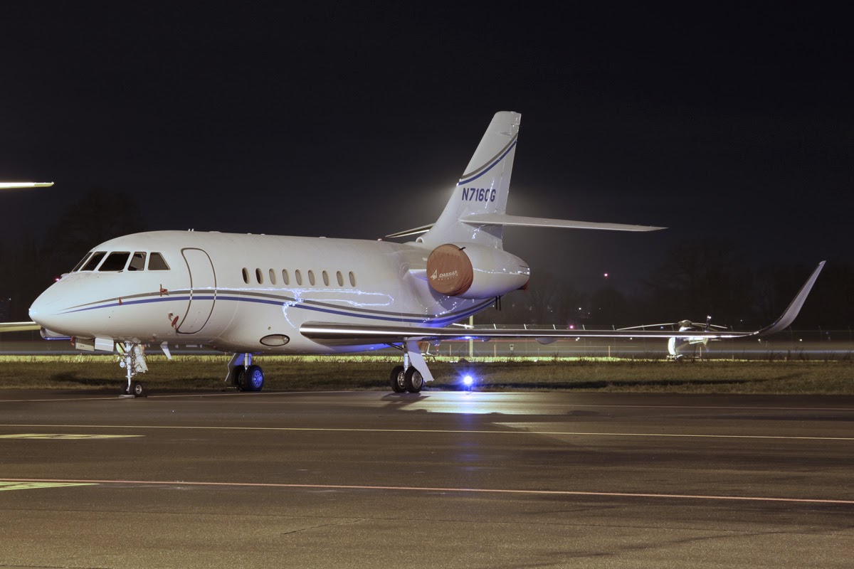 Planes and Trains - Planes 2014: N716CG / Dassault Falcon 2000LX / Jet ...