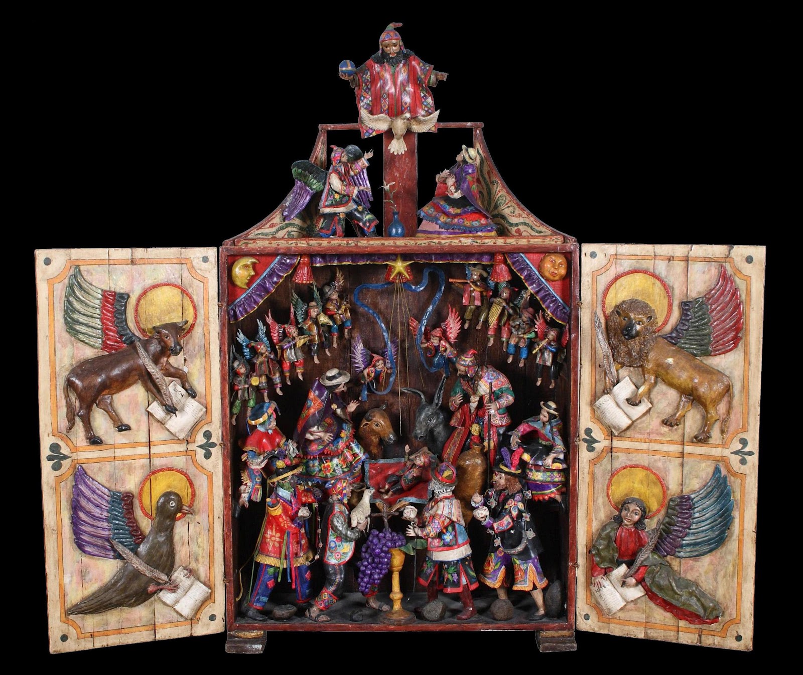 paseandote por el peru...y el mundo: El Arte de los Retablos Peruanos