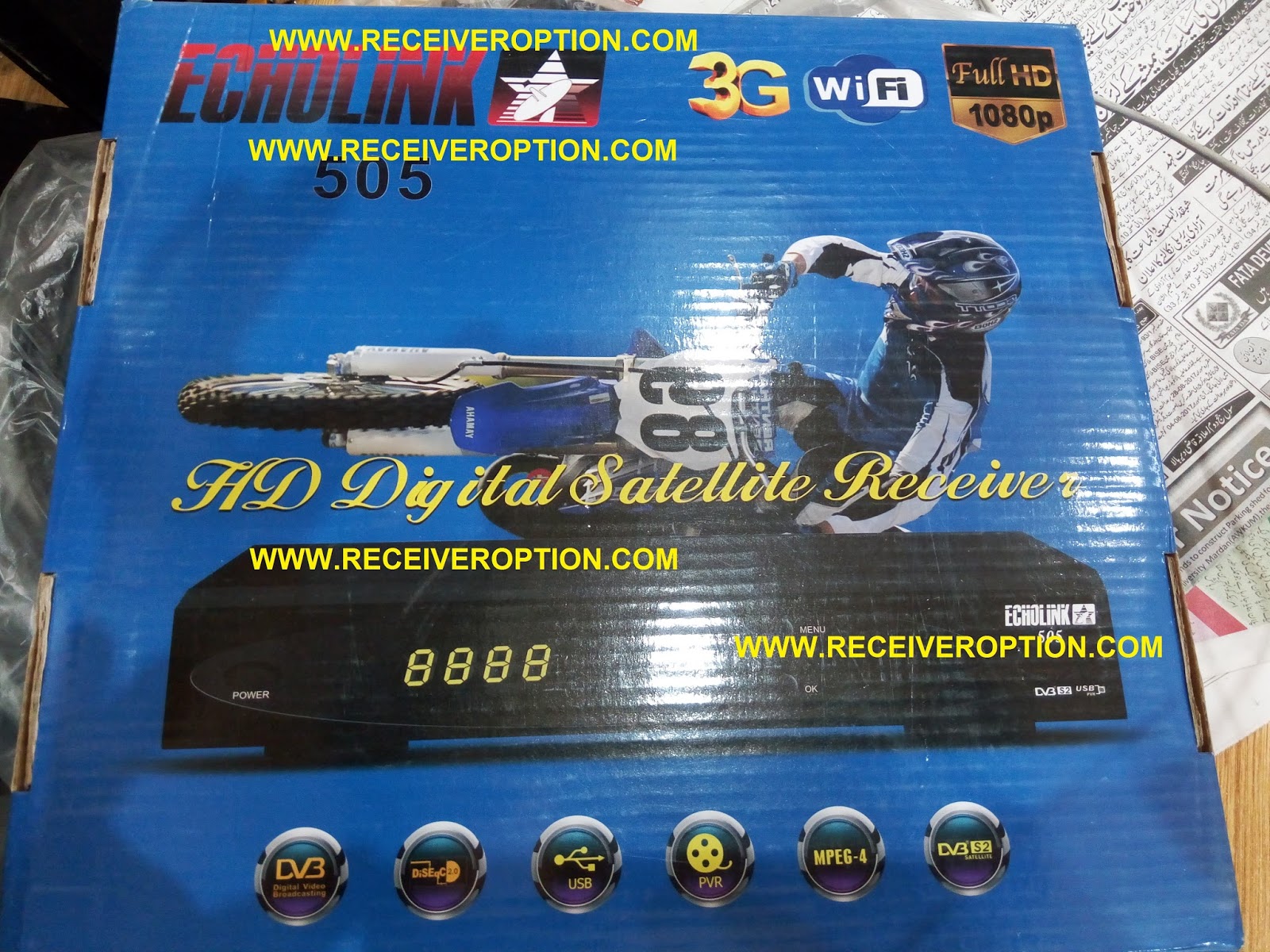 ECHOLINK 505 HD SIM RECEIVER ORIGINAL DUMP FILE - How To Enter Biss key ...