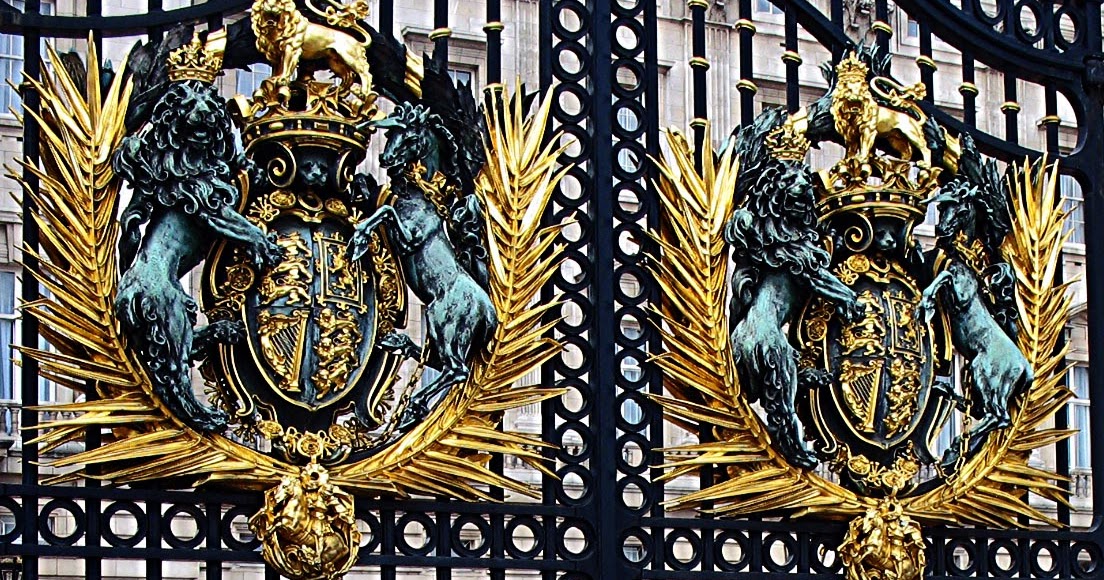 Stock Pictures: Britain's Royal Emblem and Sketch